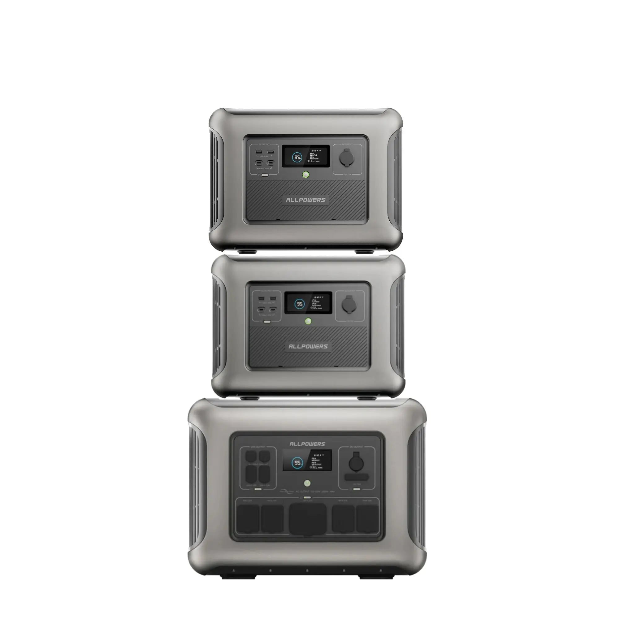 ALLPOWERS R2500 +2PCS B1000 Power Station | 2500W ,4320Wh - ALLPOWERS