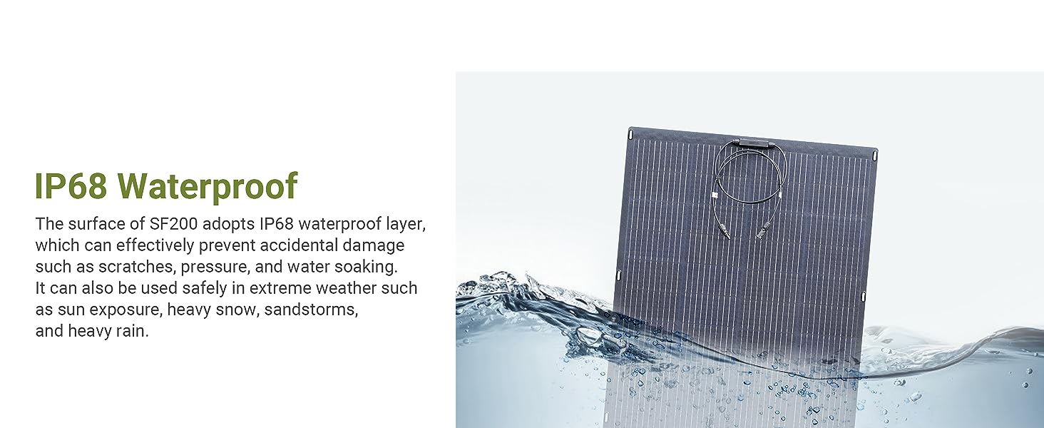 ALLPOWERS SF200 Flexible Solar Panel 200W – ALLPOWERS EU