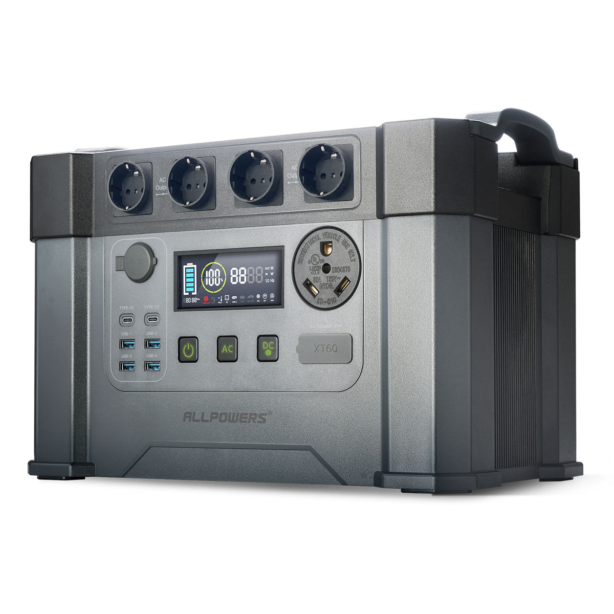 ALLPOWERS S2000 Pro Portable Power Station 2400W 1500Wh Backup Power